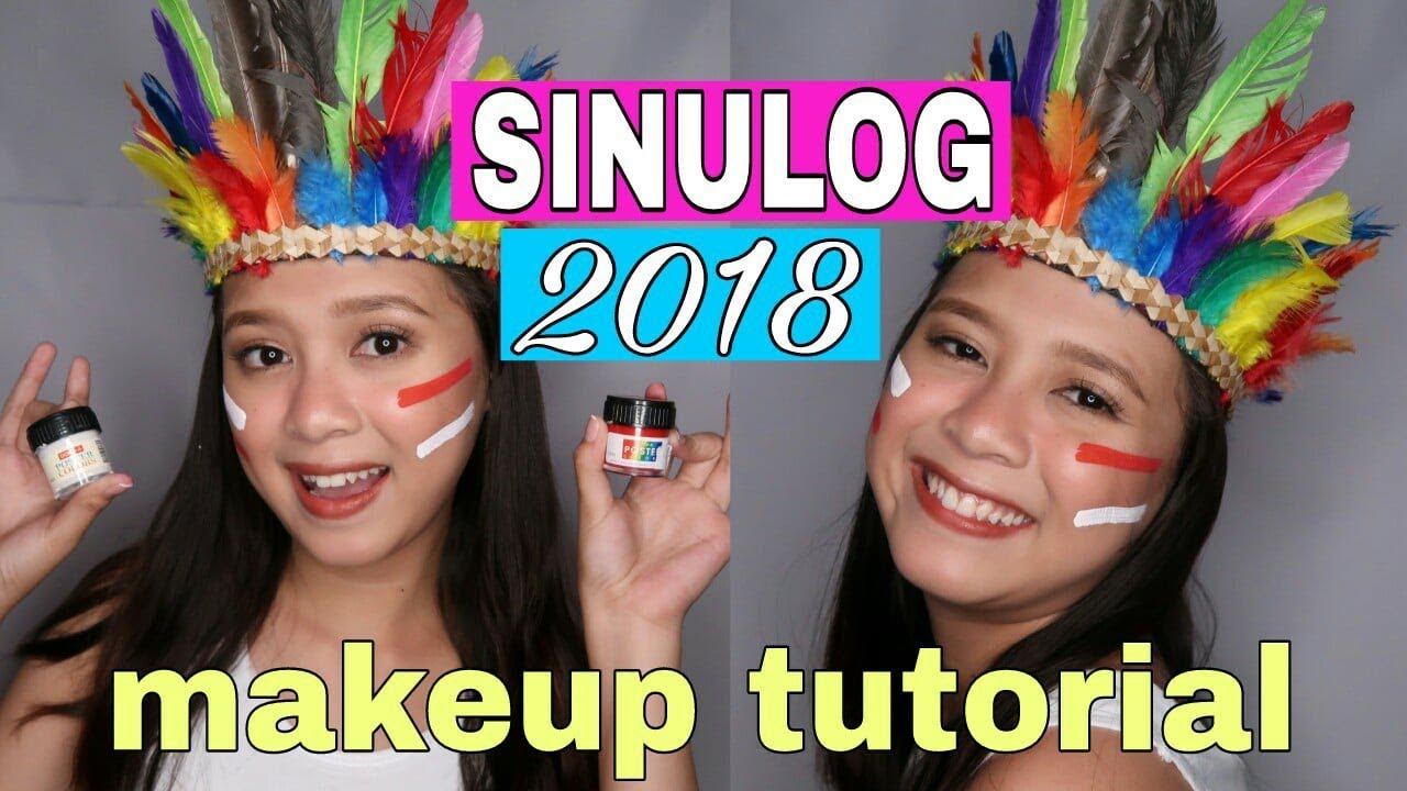 SINULOG MAKEUP TUTORIAL 2018 ( sundan nyo na lang heheehe ...