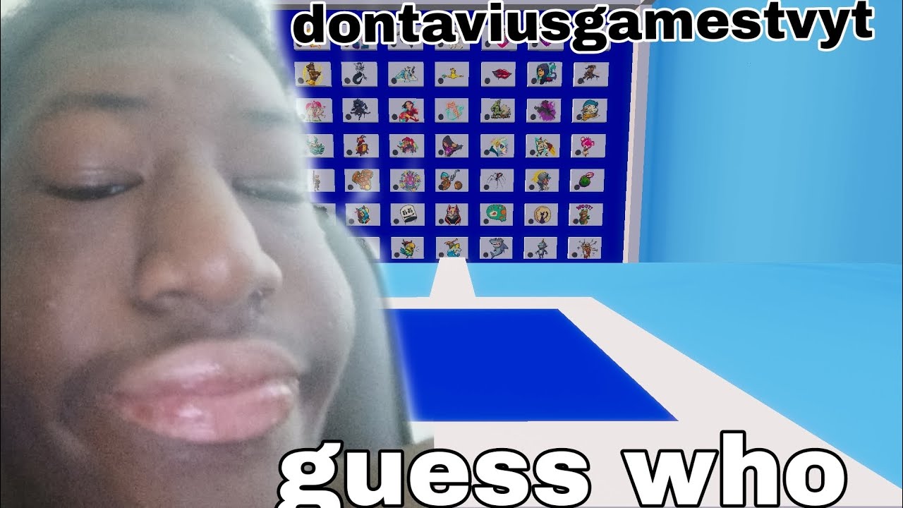 guess who 😈 | dontavius plays Fortnite guess who - YouTube