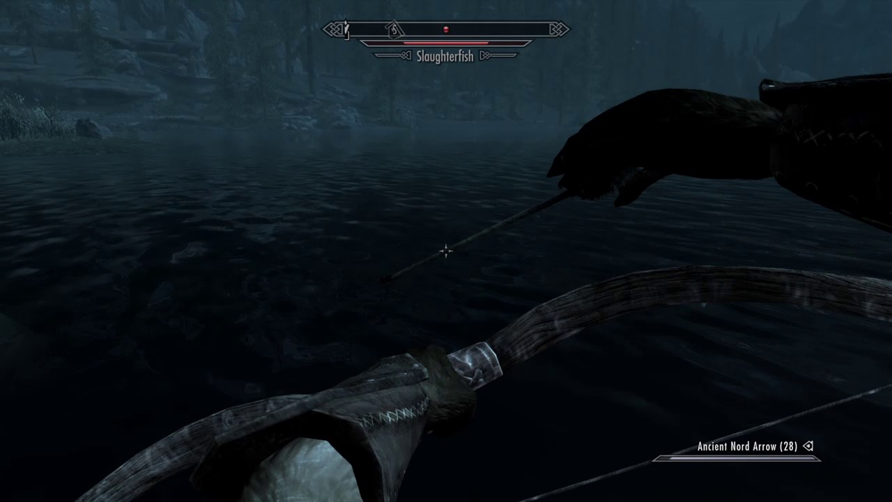 Slaughtering A Slaughterfish - Skyrim SE - YouTube