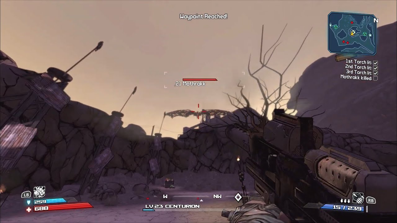 Side Quests and Fighting Mothrakk | Borderlands 1 Playthrough Part #8 ...