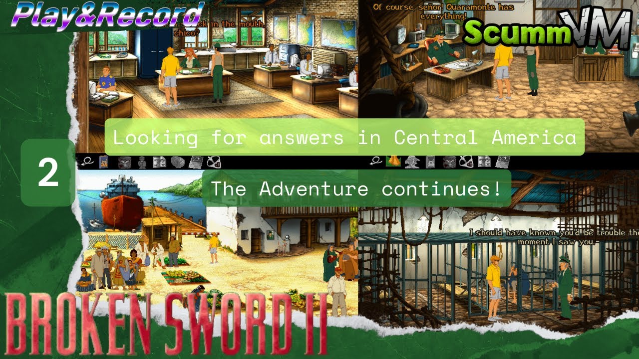 Broken Sword II Part 2 (ScummVM) Playthrough Non Commentary - YouTube