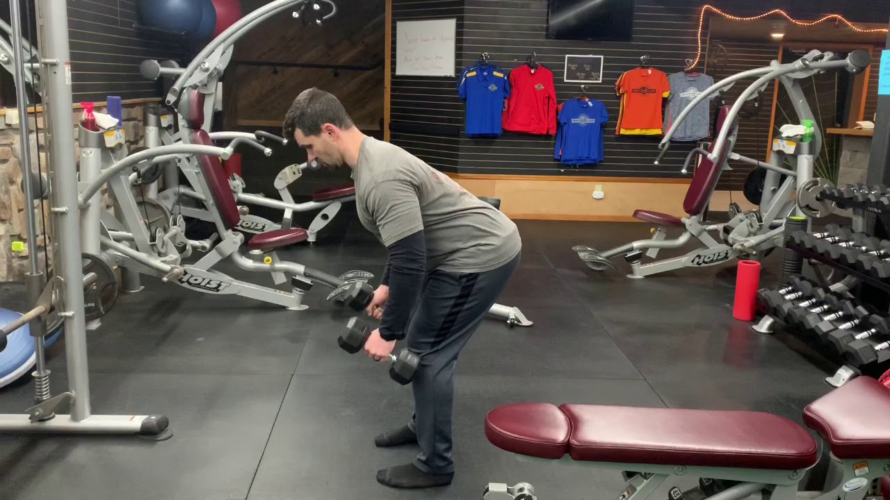 Bent over row - YouTube