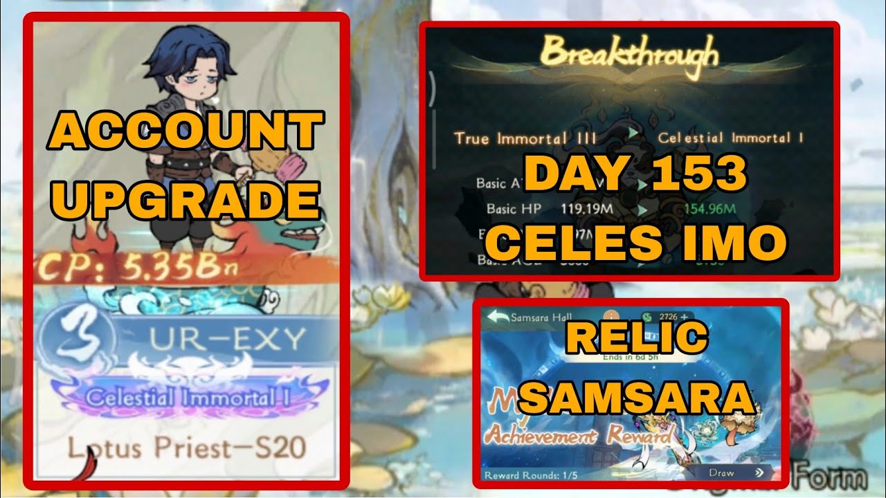 DAY 153 MAIN: FINALLY WE ARE CELESTIAL IMMORTAL 🎉🔥💯 - YouTube