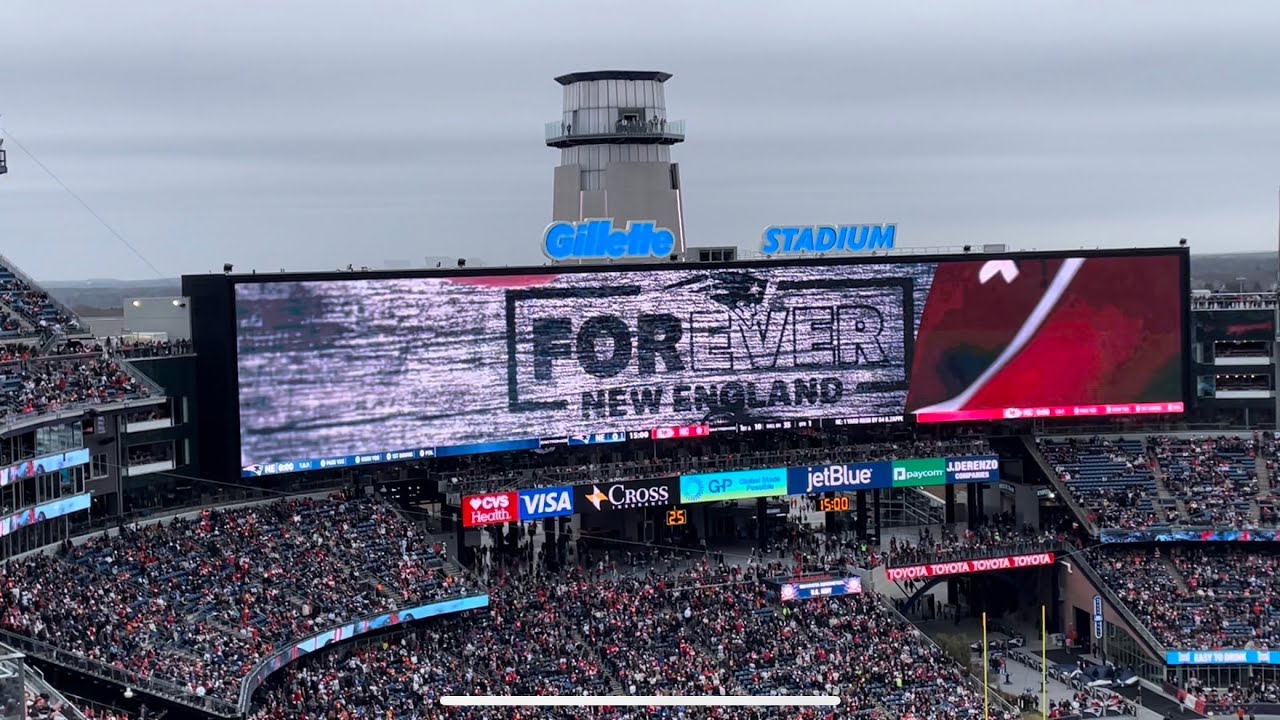 2023 New England Patriots “Forever New England” Intro on NEW Jumbotron ...