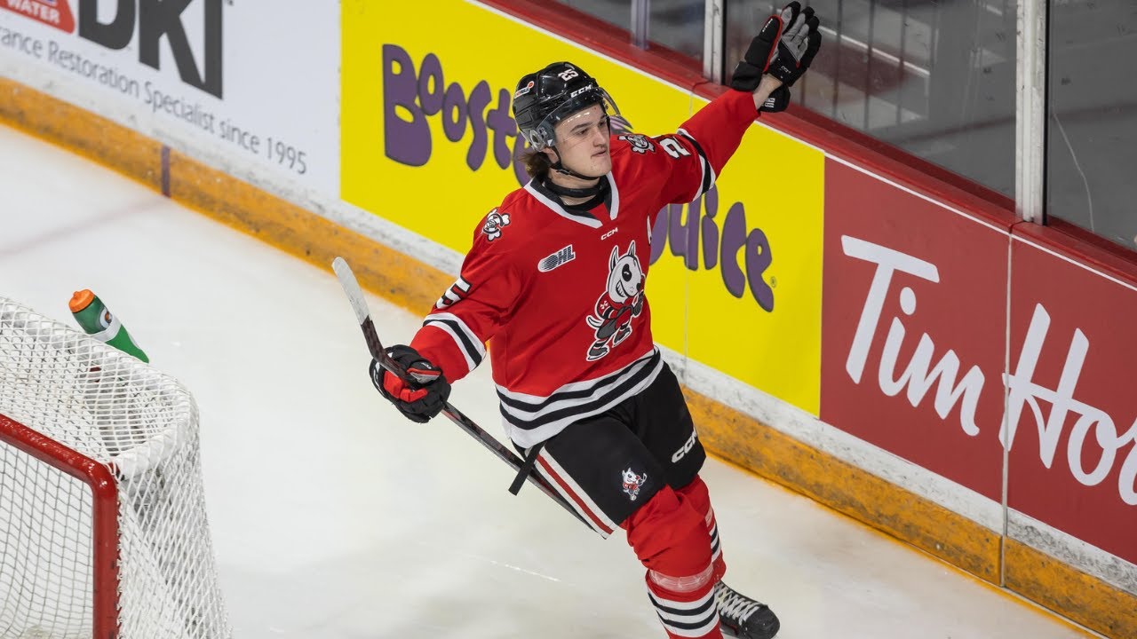 Top 2026 NHL Draft eligible forward Ryan Roobroeck's 30th goal of the ...