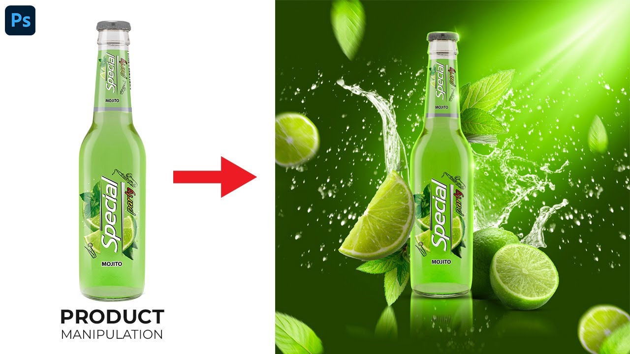 Creative Product Manipulation in Photoshop | Photoshop Tutorial - YouTube