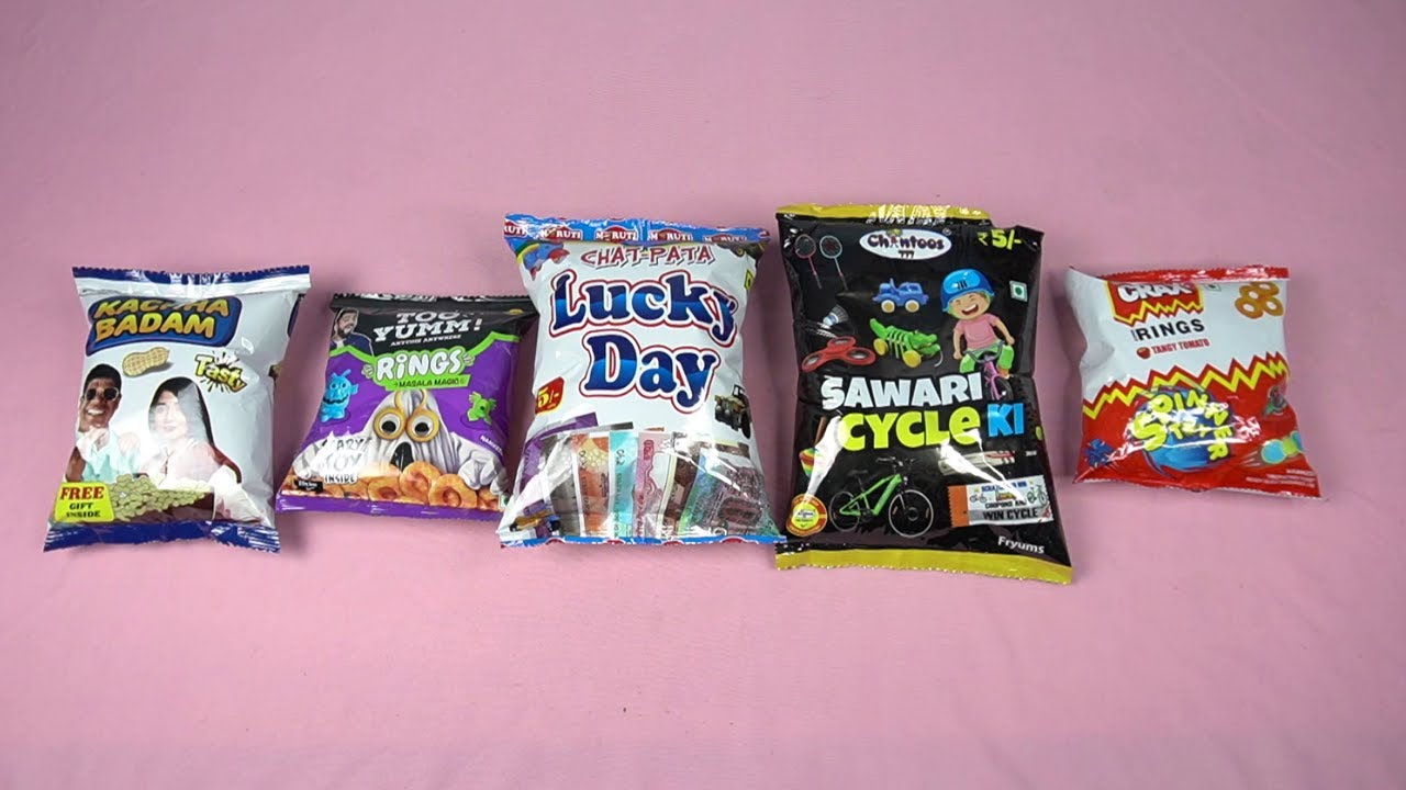 My New Snacks Collection Got 10 Rs Inside of Chatpat Review - YouTube