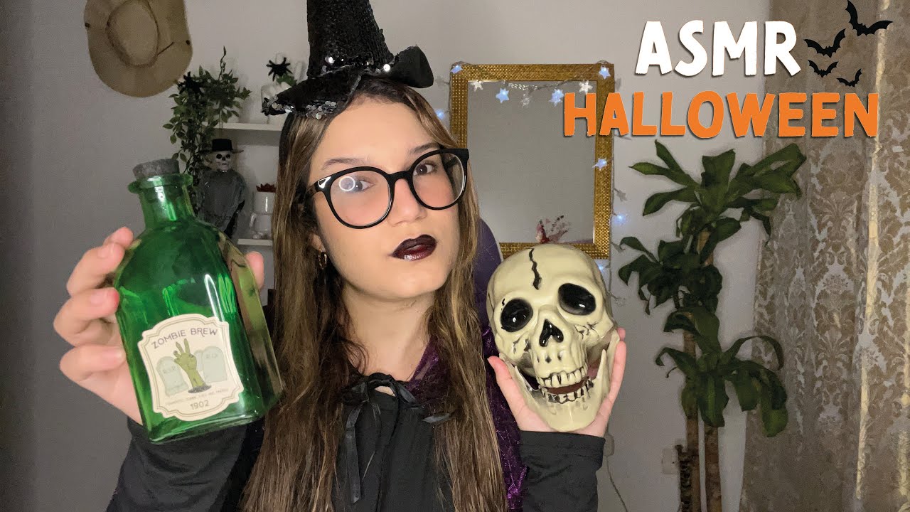 ASMR PARA DORMIR | ASMR ROLEPLAY DE HALLOWEEN🎃 | Ari asmr español😴 ...