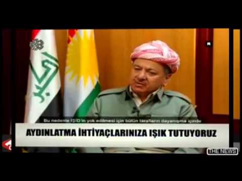Kürdistan Bölgesi Yönetimi Başkanı Mesud Barzani imctv de  10 Nisan 2015  (مەسعوود بارزانی)