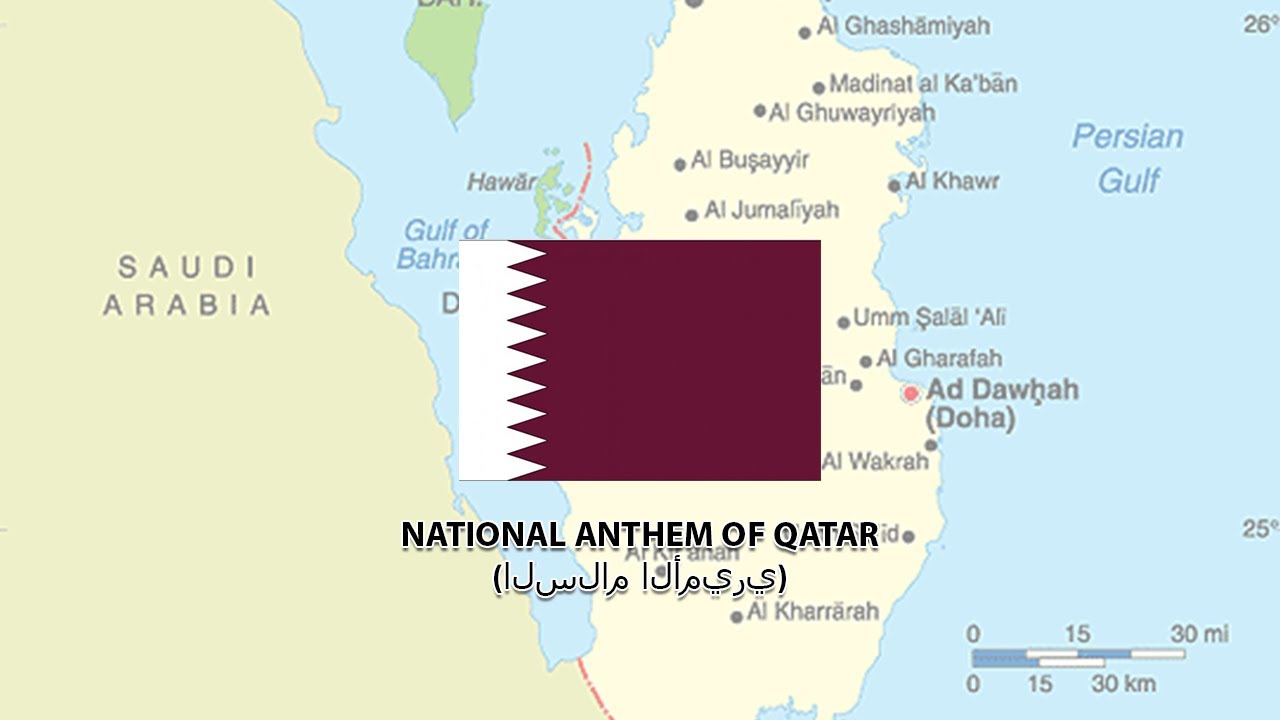 NATIONAL ANTHEM OF QATAR - السلام الأميري - YouTube