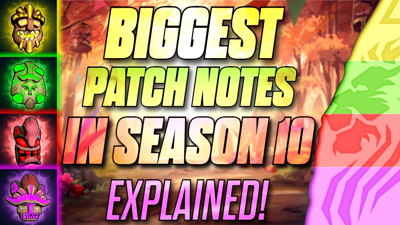 BIGGEST PATCH NOTES IN SEASON 10 EXPLAINED! Season of Celebration ...