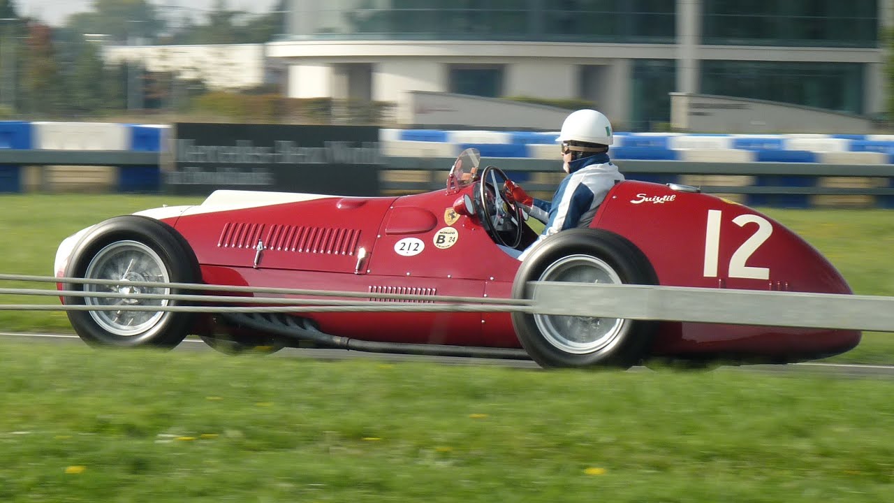 Ferrari 212 F1 on Track - Great V12 Sound - YouTube