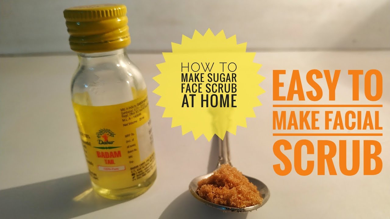 Facial scrub for men | Facial scrub homemade | How to make facial scrub ...