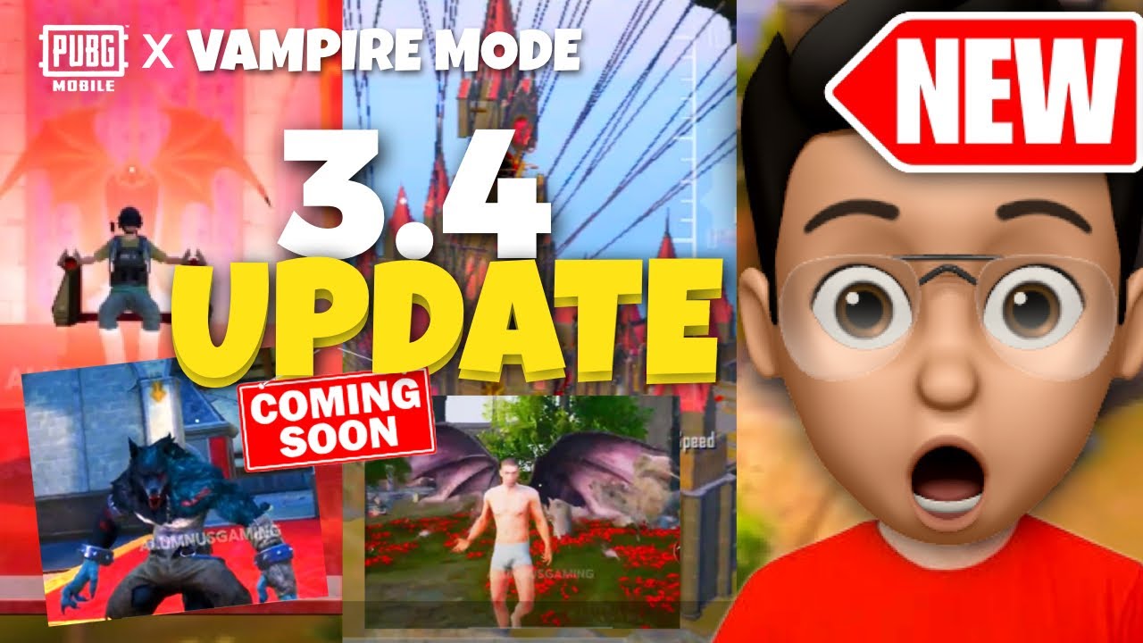 3.4 UPDATE VAMPIRE MODE GAMEPLAY FULL LEAKS AND RELEASE DATE | PUBG ...