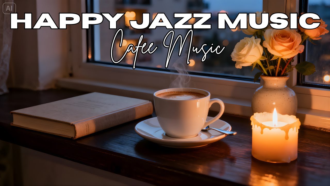 Happy Jazz & Bossa Nova Music - Happy Cafe Music For Work, Study ...