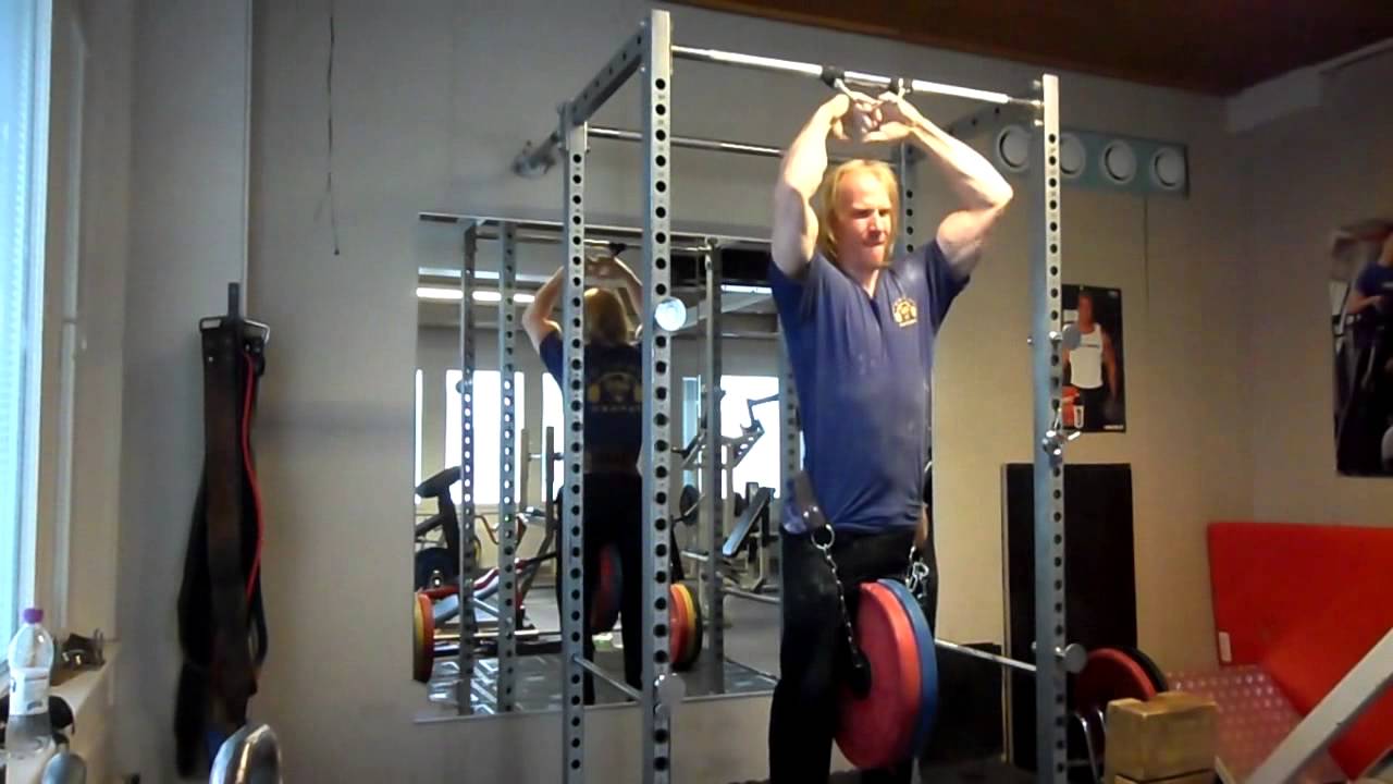 140kg ATG Front Squat in test, Chin-Ups, testing little fingers etc ...
