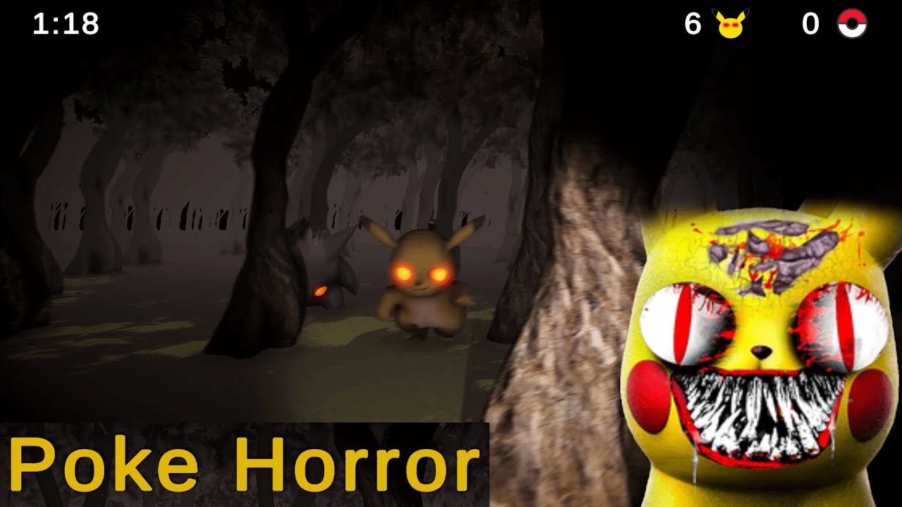 Horror Game "Pokemon Horror" – full walkthrough - YouTube