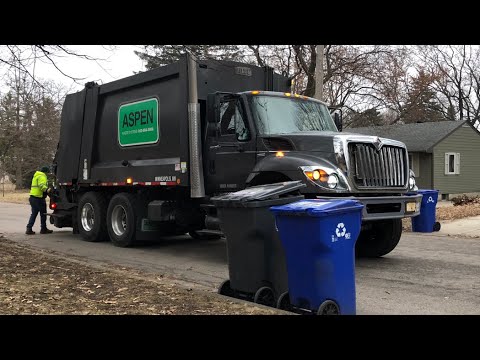 Aspen International Heil RL Garbage Truck - YouTube
