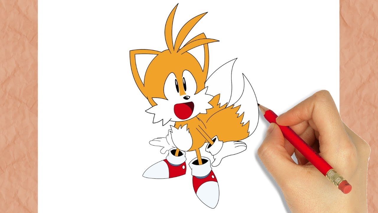 How to Draw Tails Sonic 2 - YouTube