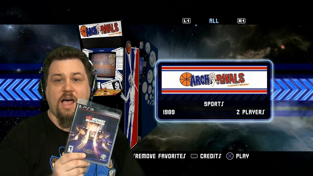 Arch Rivals - Midway Arcade Origins (Part 3/31) (PS3) - Crow Plays ...