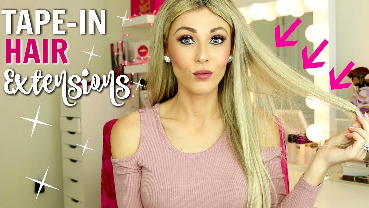 Tape-In Hair Extensions | Everything You Need To Know! - YouTube