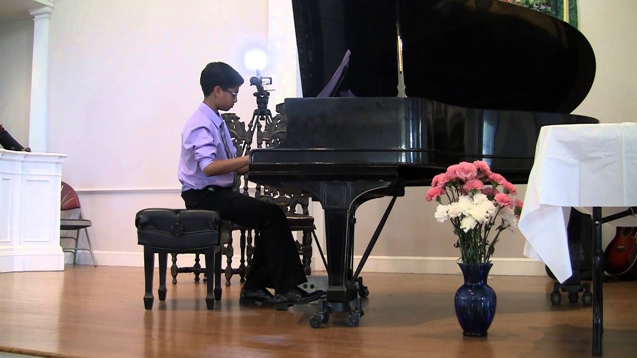 Neil Piano Recital Second Song - YouTube