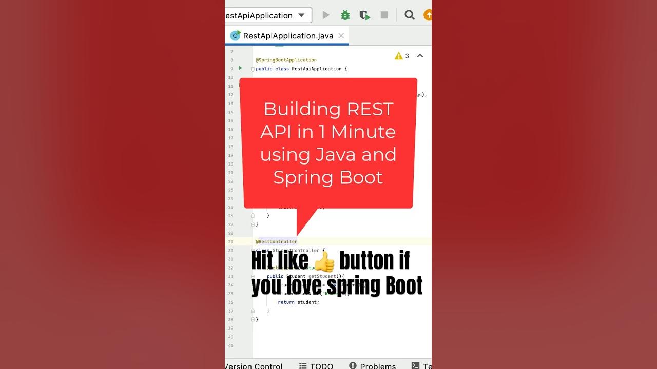 REST API in 1 Minute using Spring Boot 3 and Java #java #springboot #restapi - YouTube