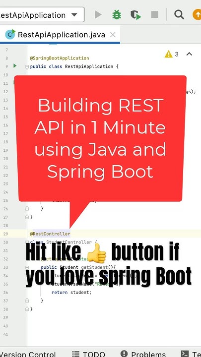 REST API in 1 Minute using Spring Boot 3 and Java #java #springboot #restapi - YouTube