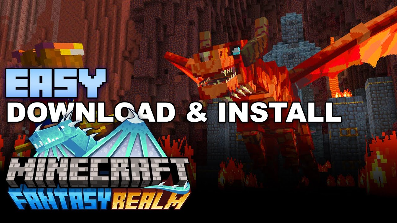 How to Download and Install Fantasy Realm for Minecraft the Easy Way ...