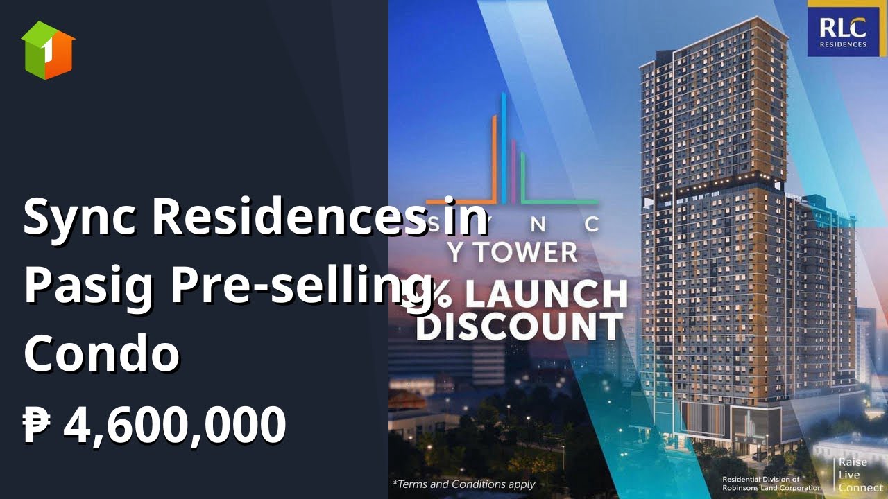 Sync Residences in Pasig Pre-selling Condo - YouTube
