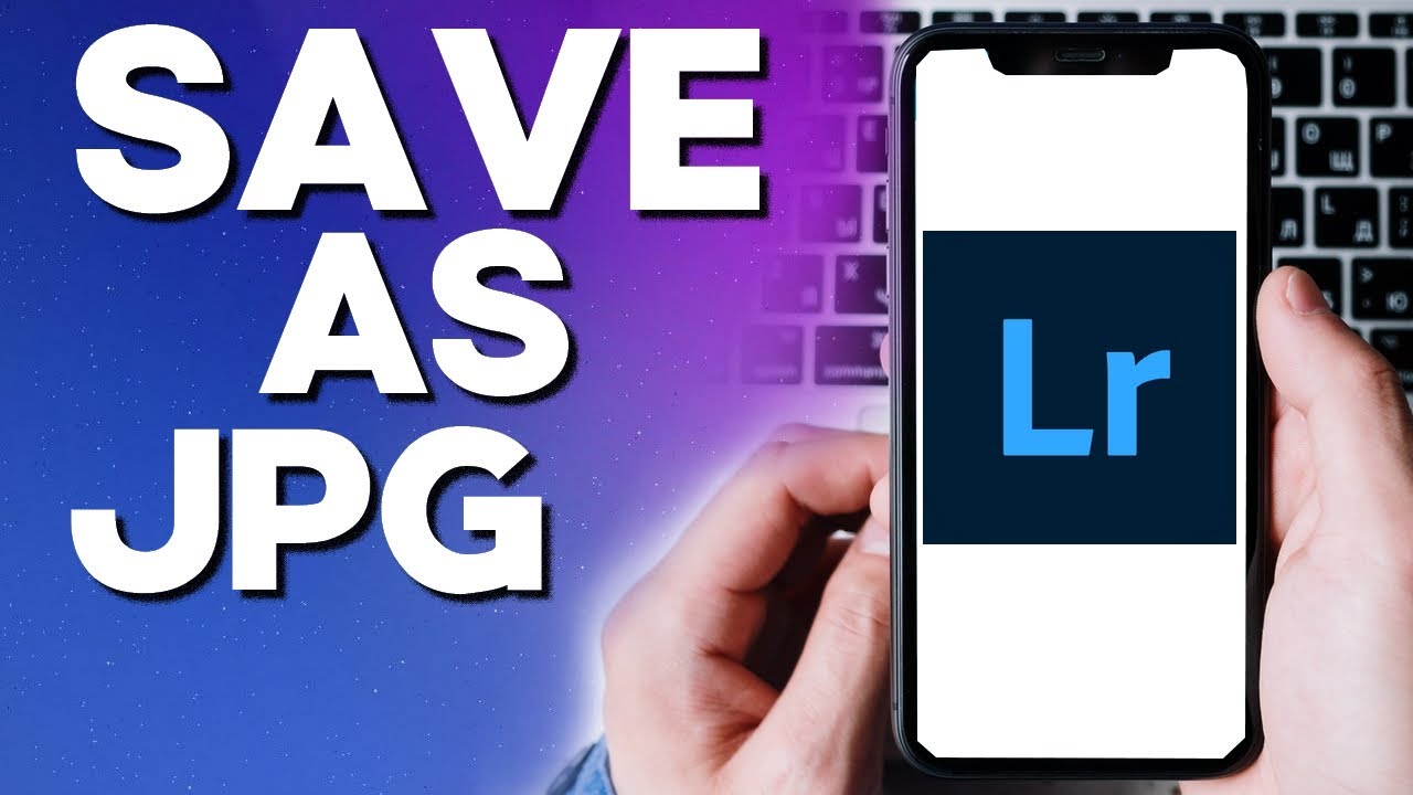How To Export and Save Photo As JPG on Lightroom Photos Editing Mobile ...