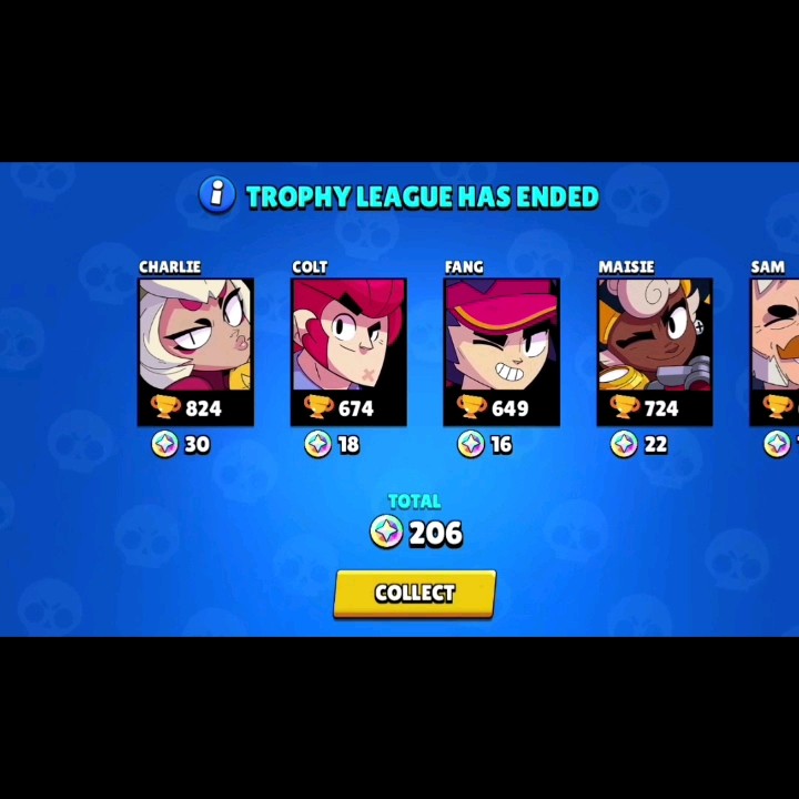 TROPHY RESET 🏆😭 #brawlstars #shorts #trophy #supercell #reset # ...
