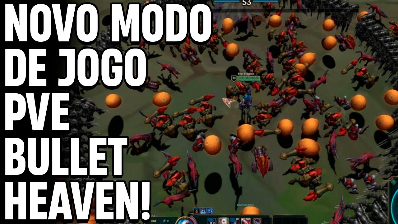 URGENTE 🚨 NOVO MODO PVE NO LEAGUE OF LEGENDS! VAI SER BULLET HEAVEN! O ...