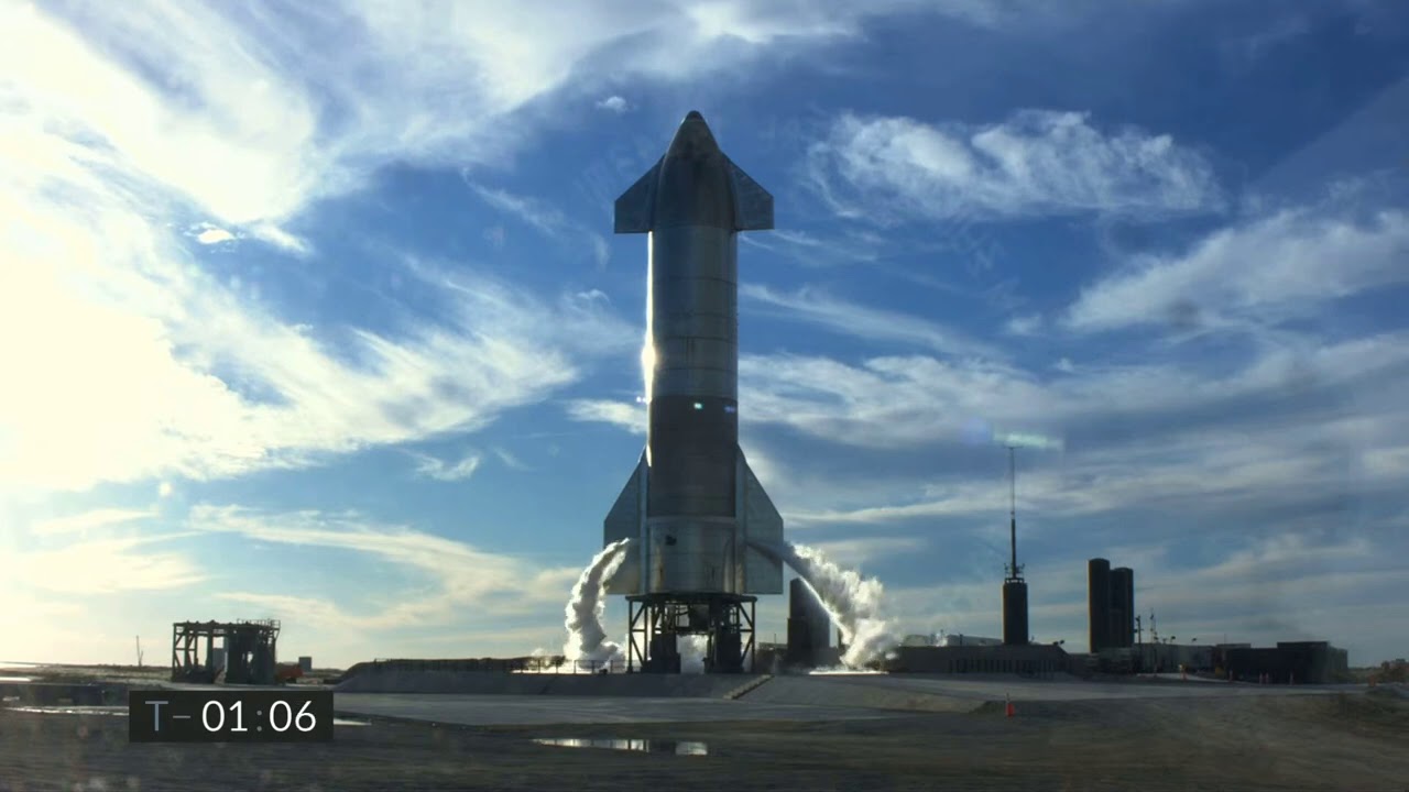 Starship SN8 test flight ABORT, SpaceX cam (8 Dec 2020) - YouTube