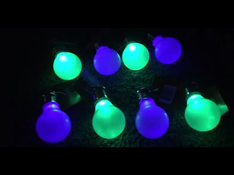 Halloween Solar LED Bulbs - 99 Cent Only Stores - YouTube