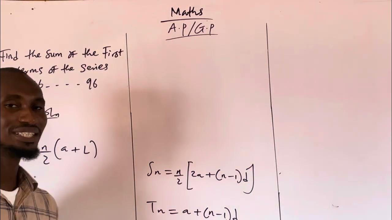 Sum of arithmetic progression - YouTube