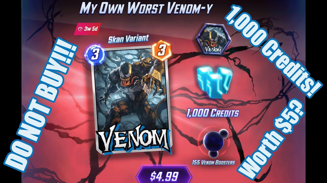 Is The My Own Worst Venom-y Bundle Worth The Money? [Marvel Snap] - YouTube