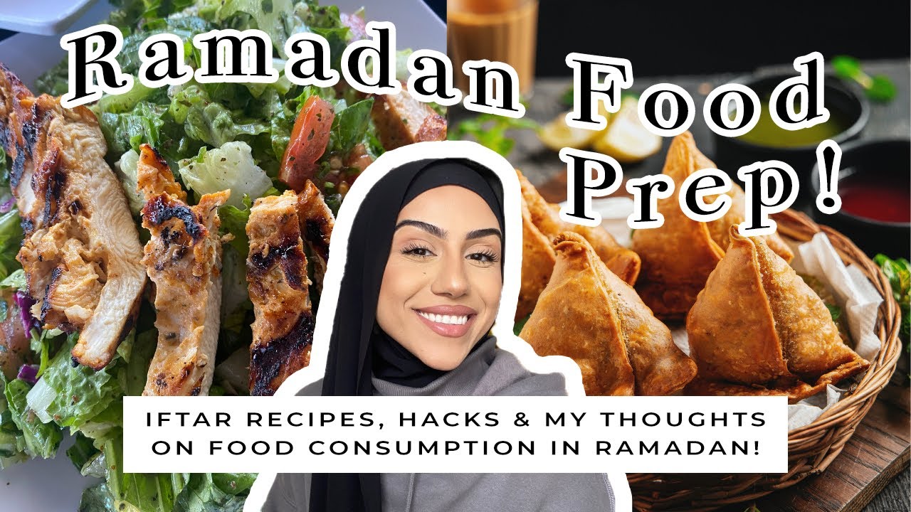 Ramadan Food Preparation * Samboosa, Fattoush & Dressing Recipe + Iftar ...
