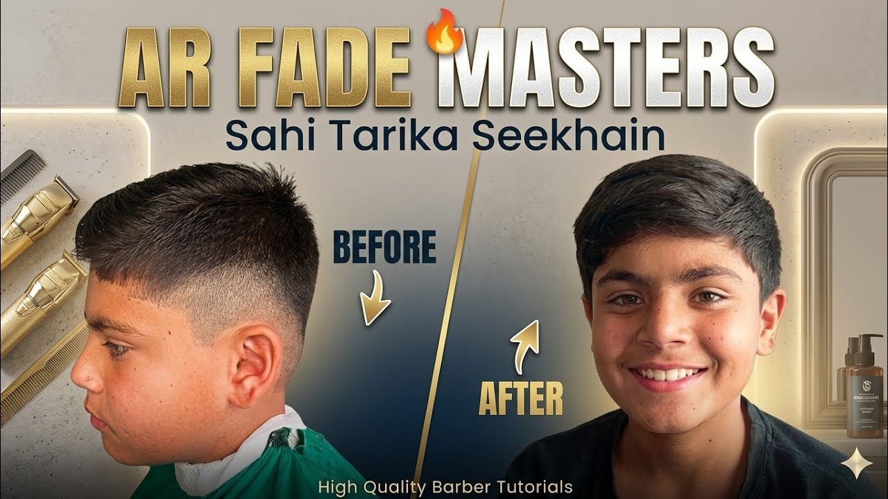 Fade Masters | Step-by-Step Low Fade Haircut Tutorial - YouTube