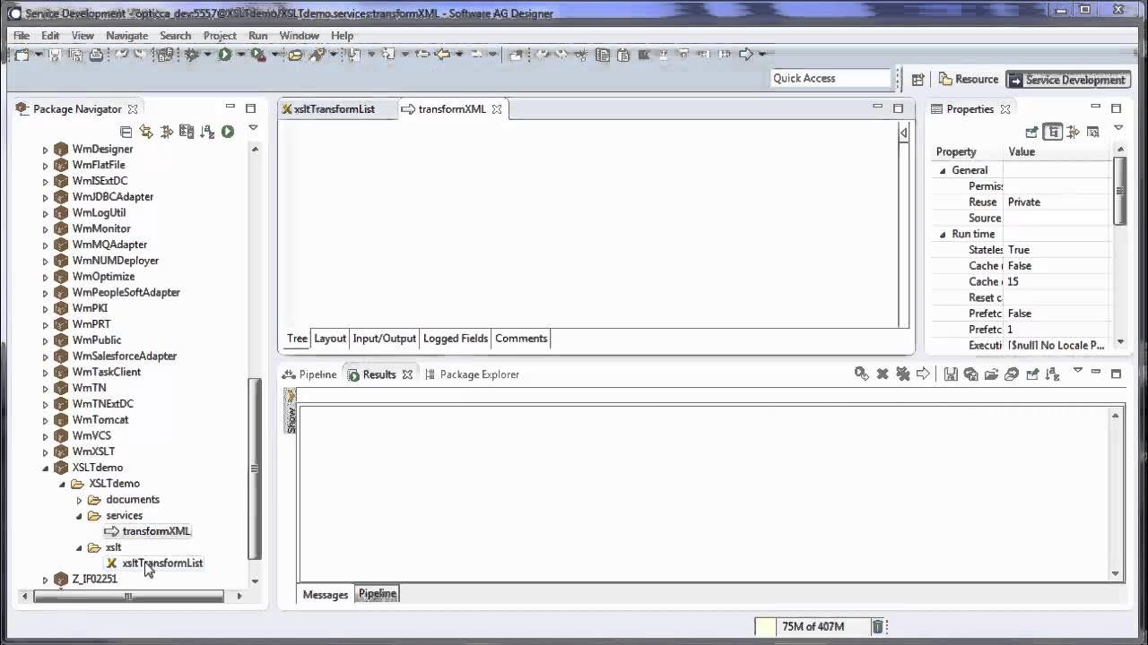 Opticca University: webMethods Lesson 6 - How to build an XSLT transformation service - YouTube