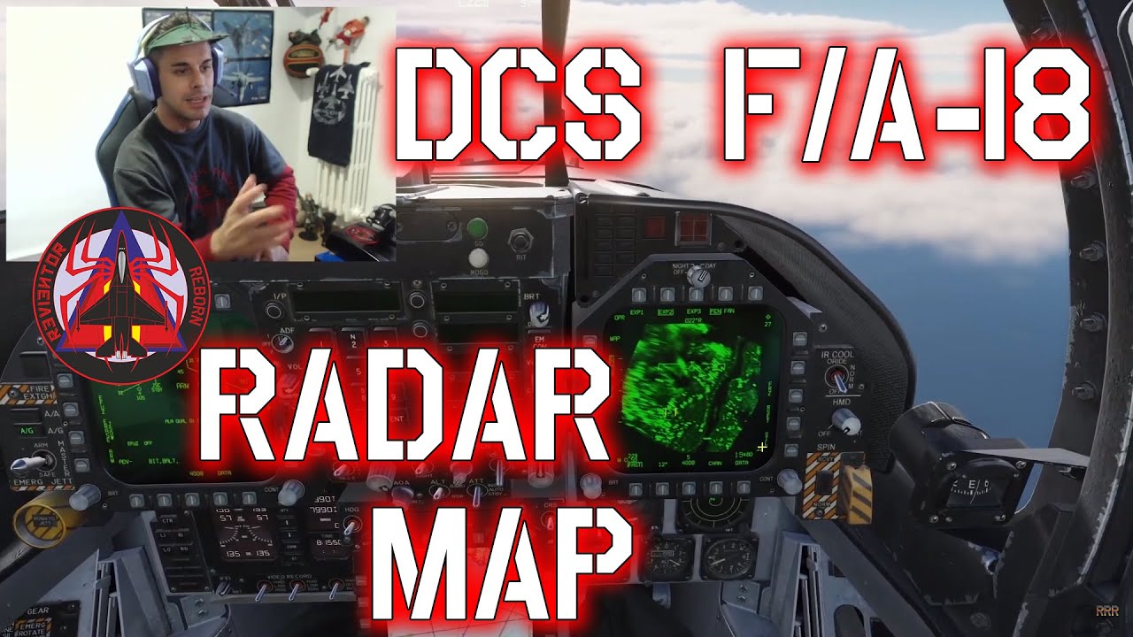 DCS F18 - RADAR AG MAP TUTORIAL - YouTube