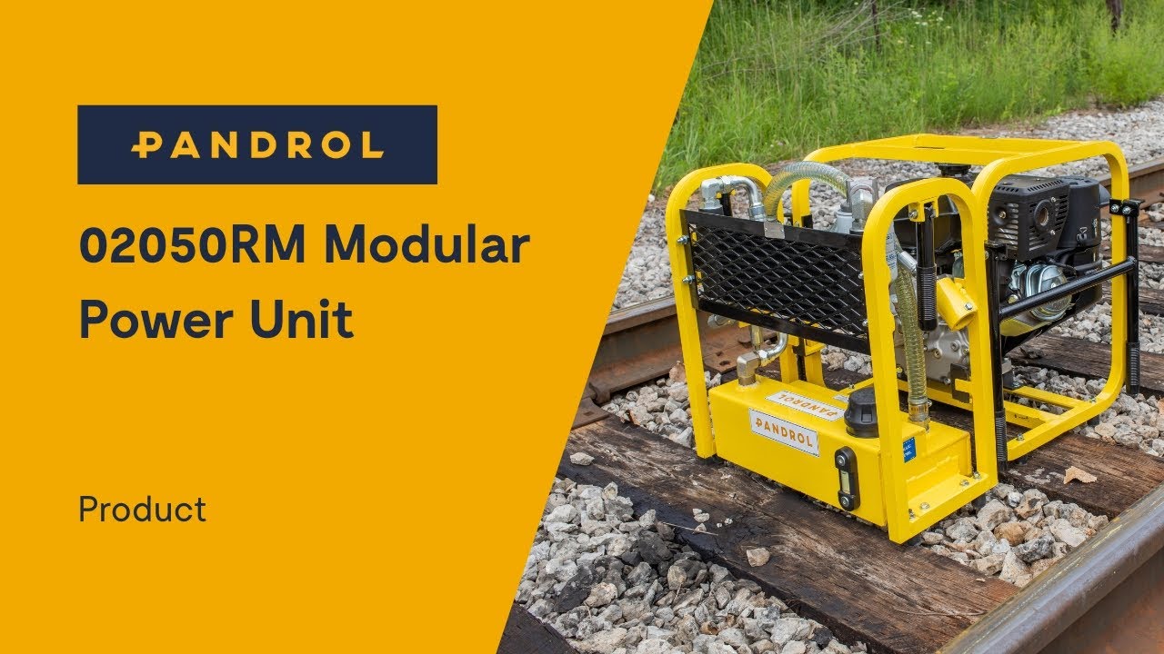 Pandrol 02050RM Modular Power Unit - YouTube