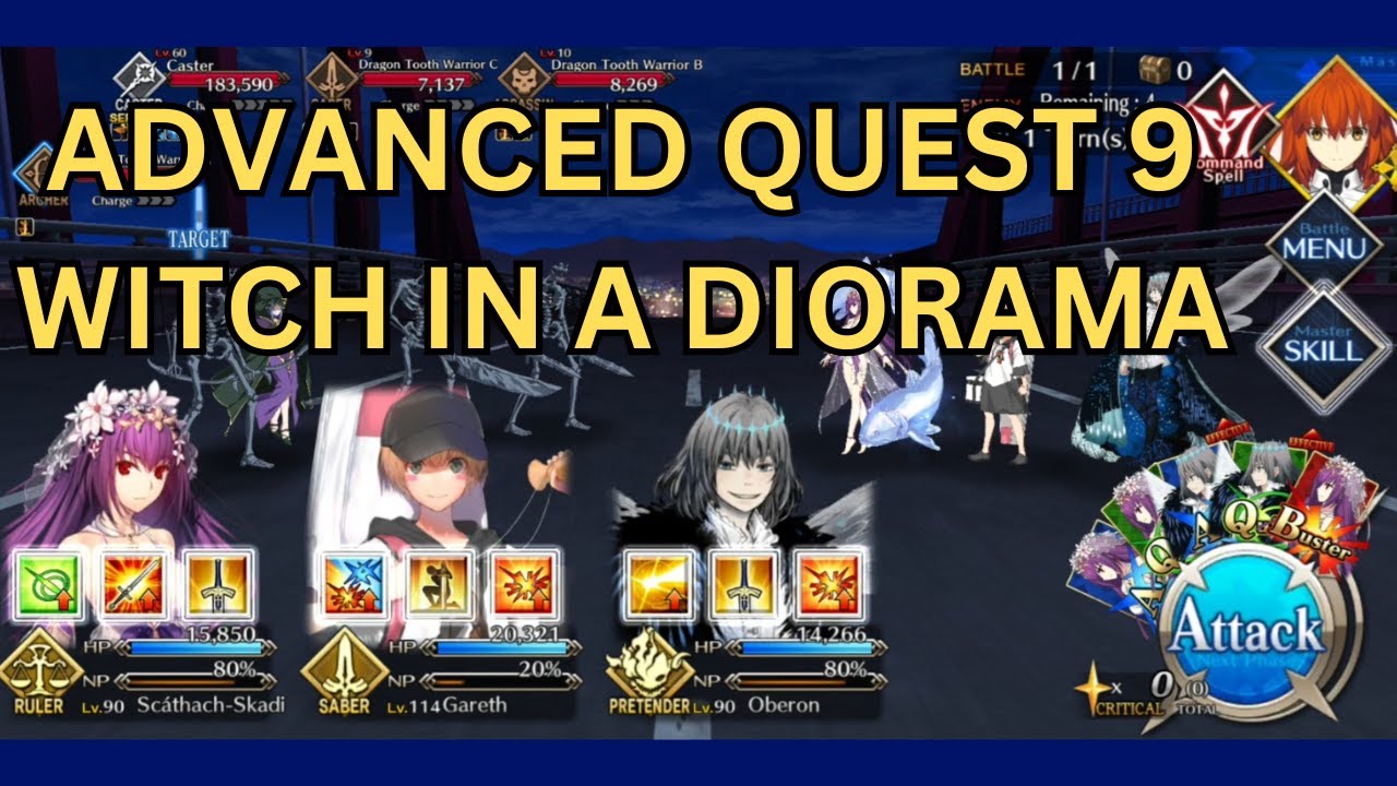 FGO | Advanced quest 9 witch in a diorama - YouTube