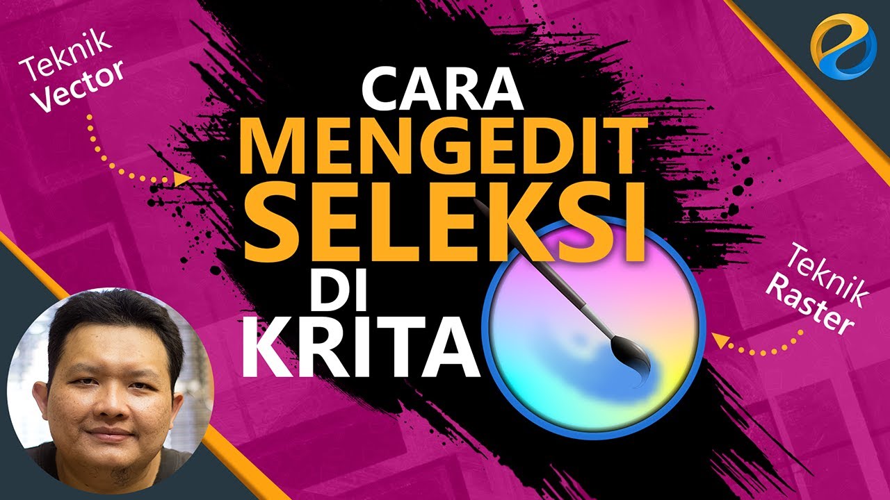 Cara mengedit seleksi di Krita | teknik Vector dan teknik Raster - YouTube