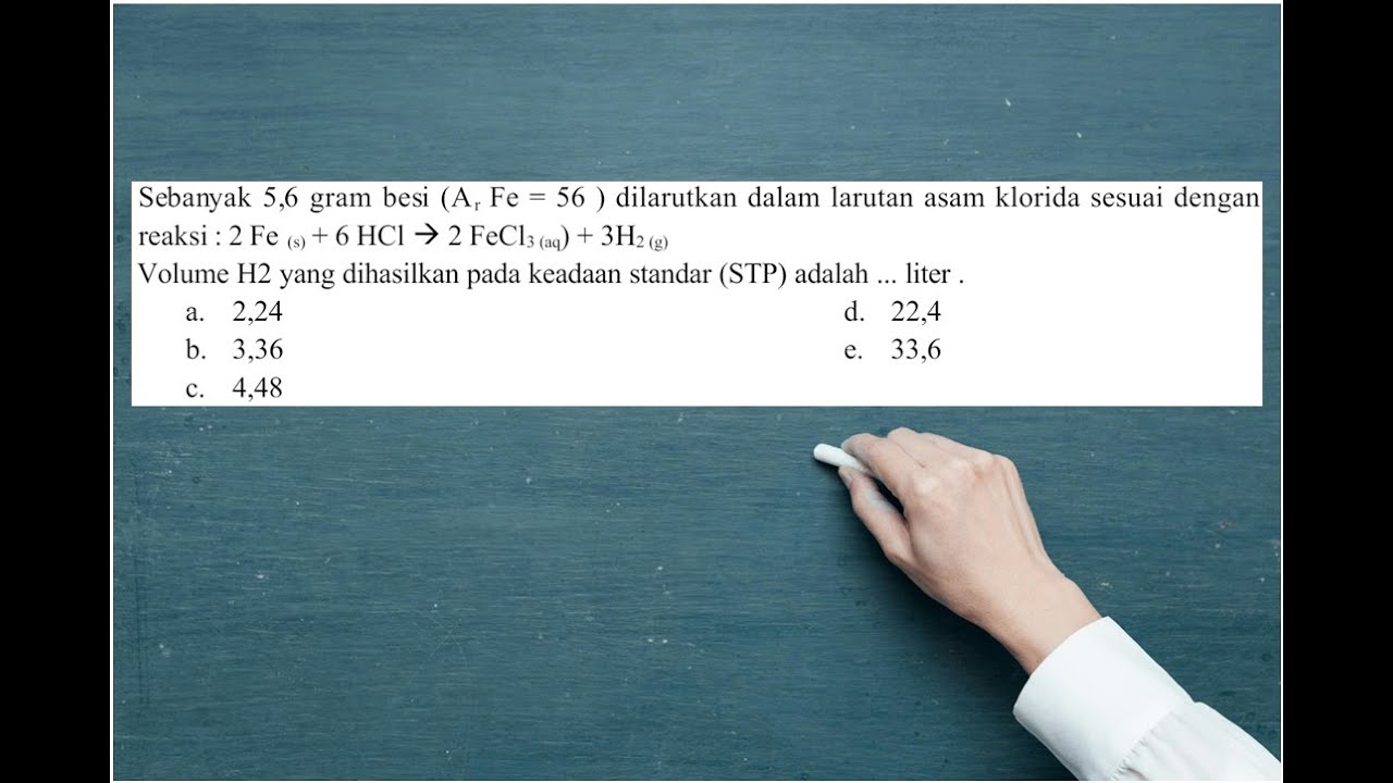 Mencari Volume gas pada kondisi STP - Kimia Kelas 11 - YouTube
