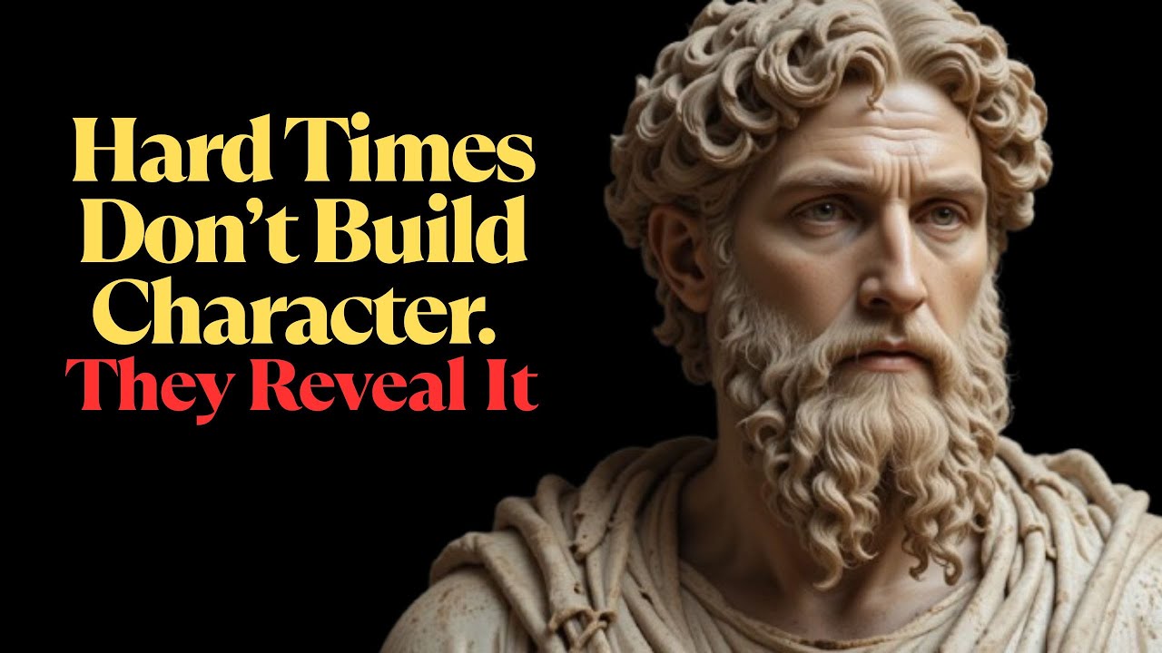 Hard Times Don’t Build Character They Reveal It - YouTube