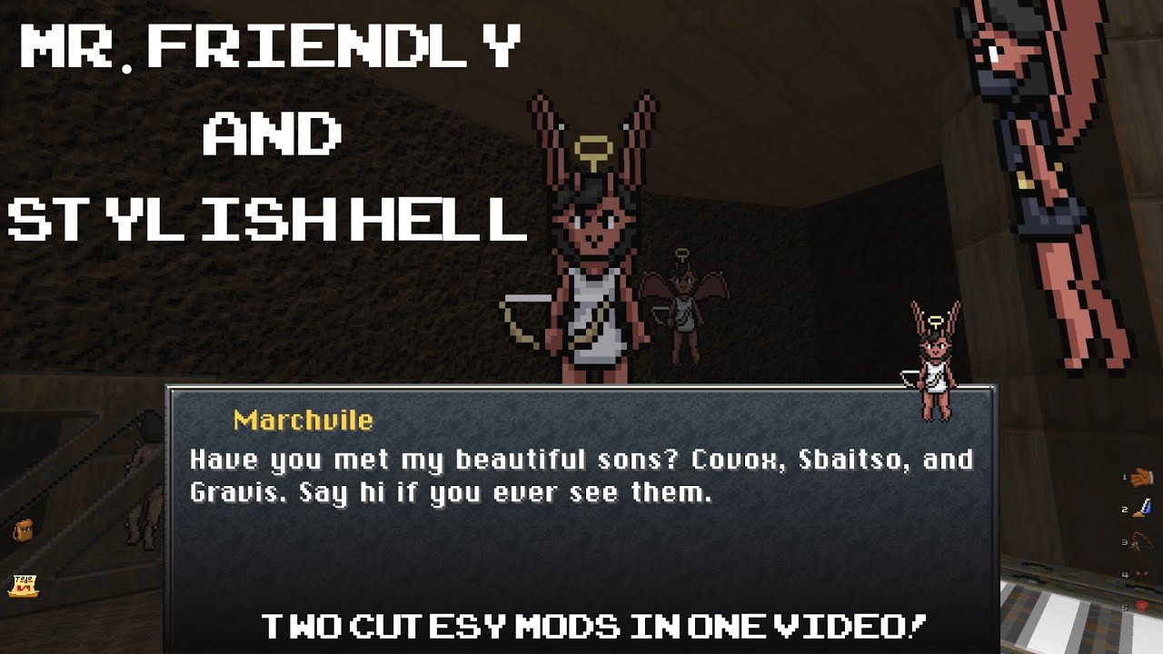 Mr. Friendly and Stylish Hell- Two Cutesy Mods In One Video! - YouTube
