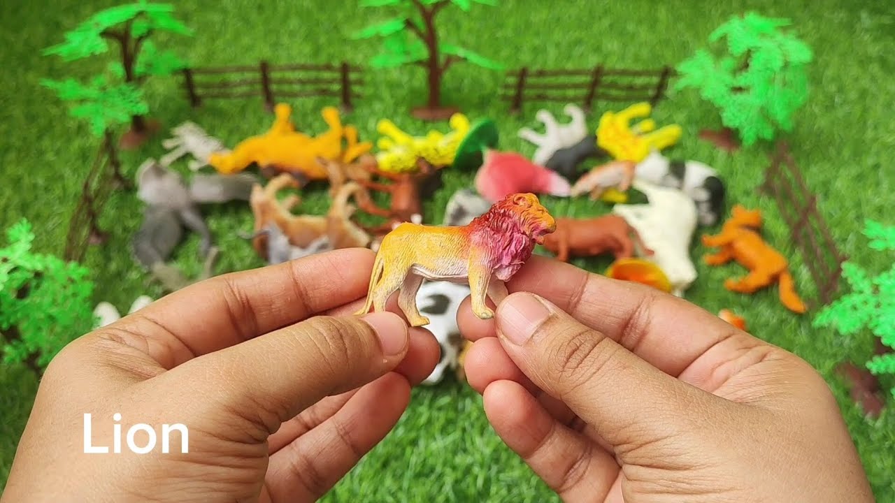 50+ Animals for kids... learning animal names with fun animal toys. # ...