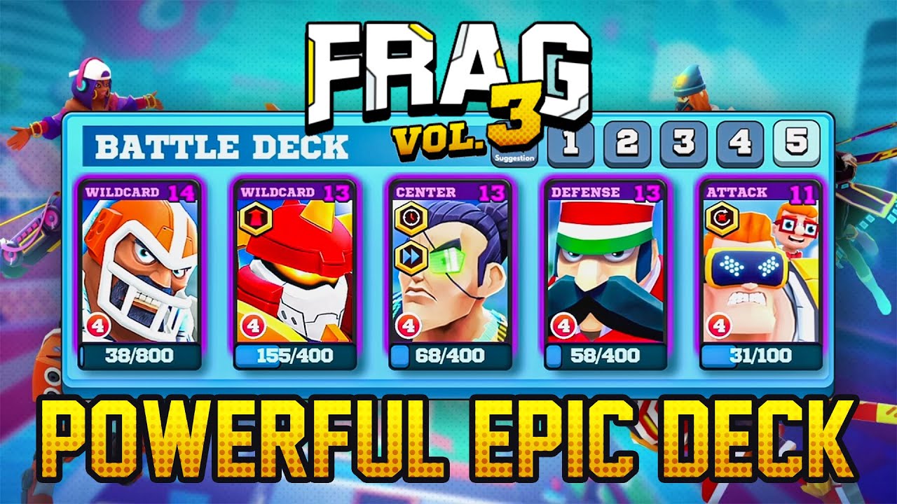 Powerful Epic Deck Gameplay 🔥 FRAG Pro Shooter Gameplay - YouTube