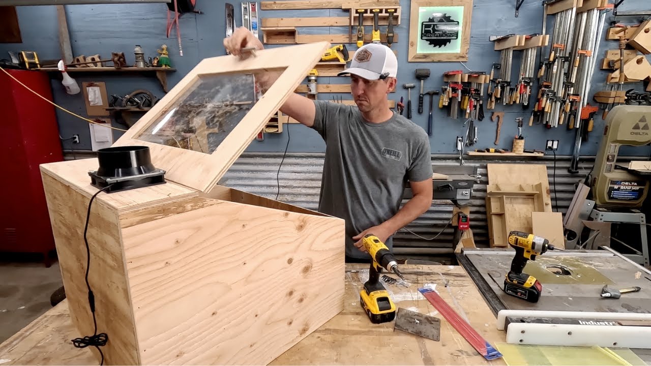 Workspace Makeover & Building A Laser Enclosure - YouTube